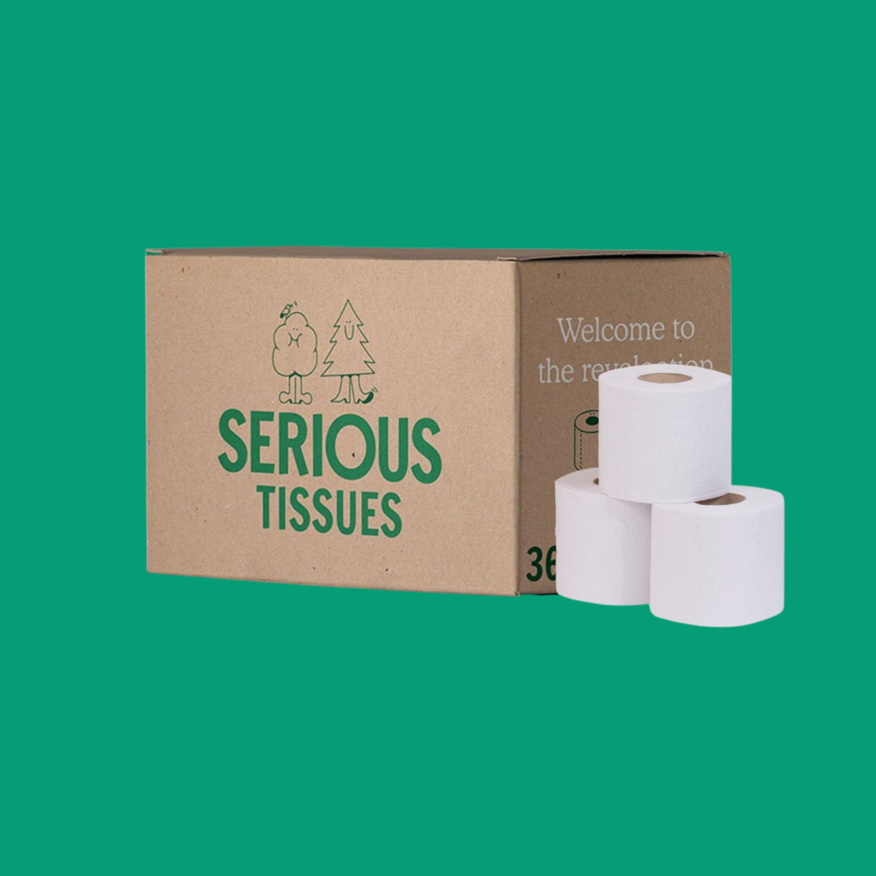 UK made - Recycled toilet roll | Serious Tissues