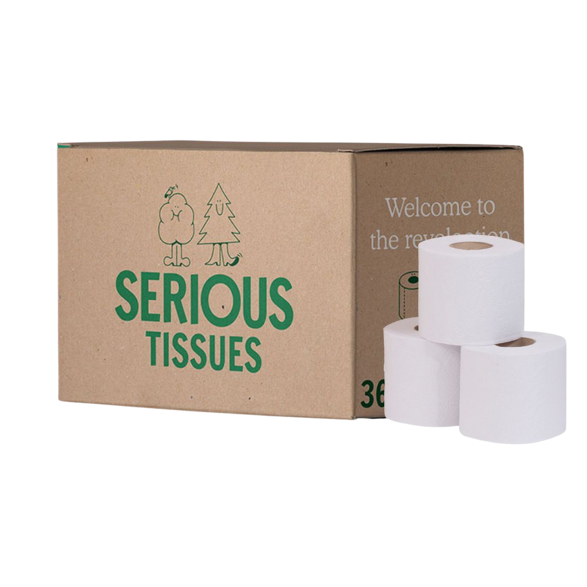 UK made - Recycled toilet roll | Serious Tissues